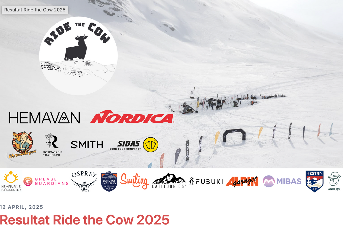 Ride the Cow – INLANDET.se